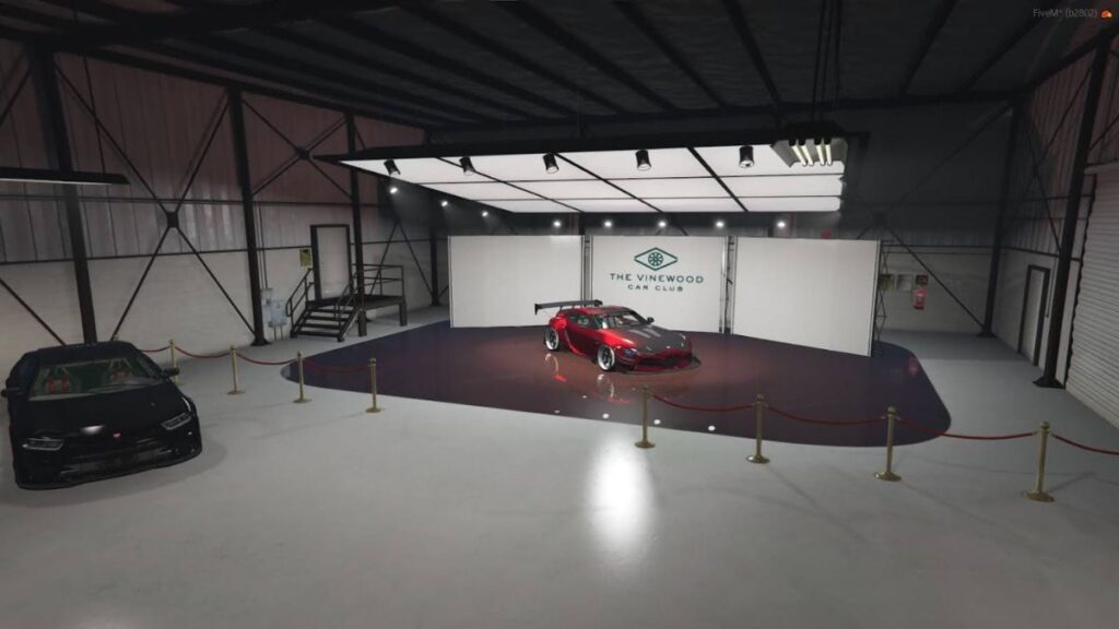 Custom Garage MLO for FiveM Car Servers