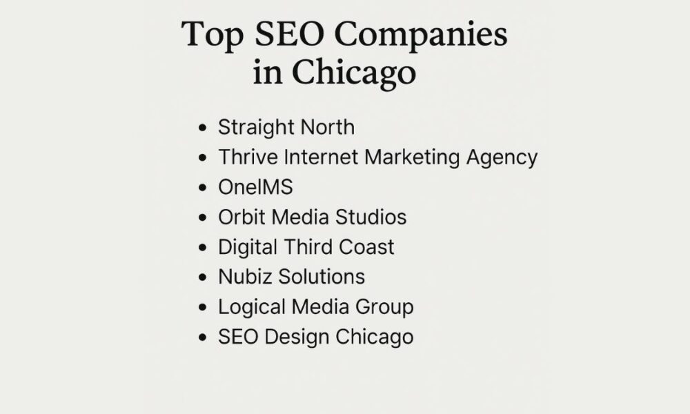 Top SEO Companies in Chicago Driving Digital Growth in 2025