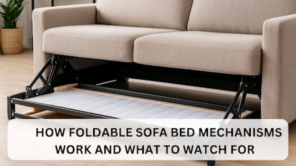 How Foldable Sofa Bed Mechanisms Work And What To Watch For?